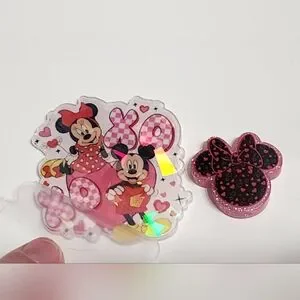 Office | Flatback Mouse Beads Valentine Xoxo Acrylic Crafts Keychain ...